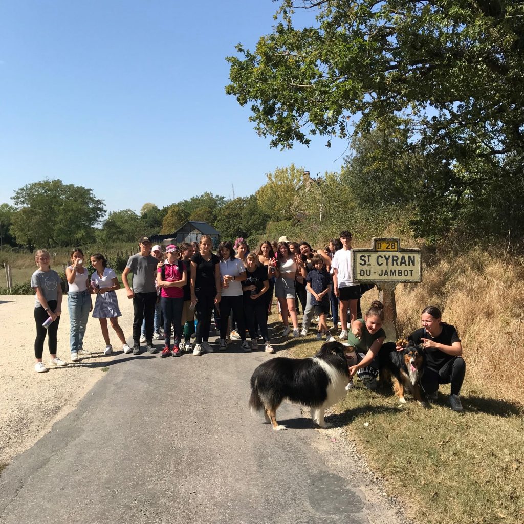 Retour sur la randonnée de rentrée des collégiens... - LEAP St-Cyran